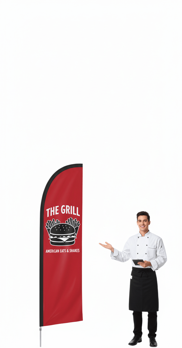 Crest Flags 2.8m | Premium – Feather Flags Express