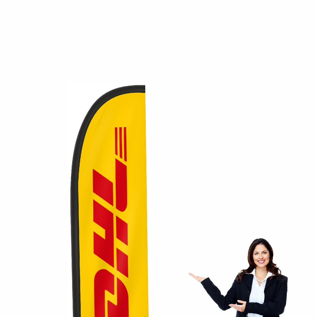 Crest Flags 3.4m | Premium – Feather Flags Express