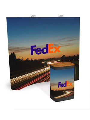 Pop Up Stand 3 x 3 Bundle | Curved – Feather Flags Express