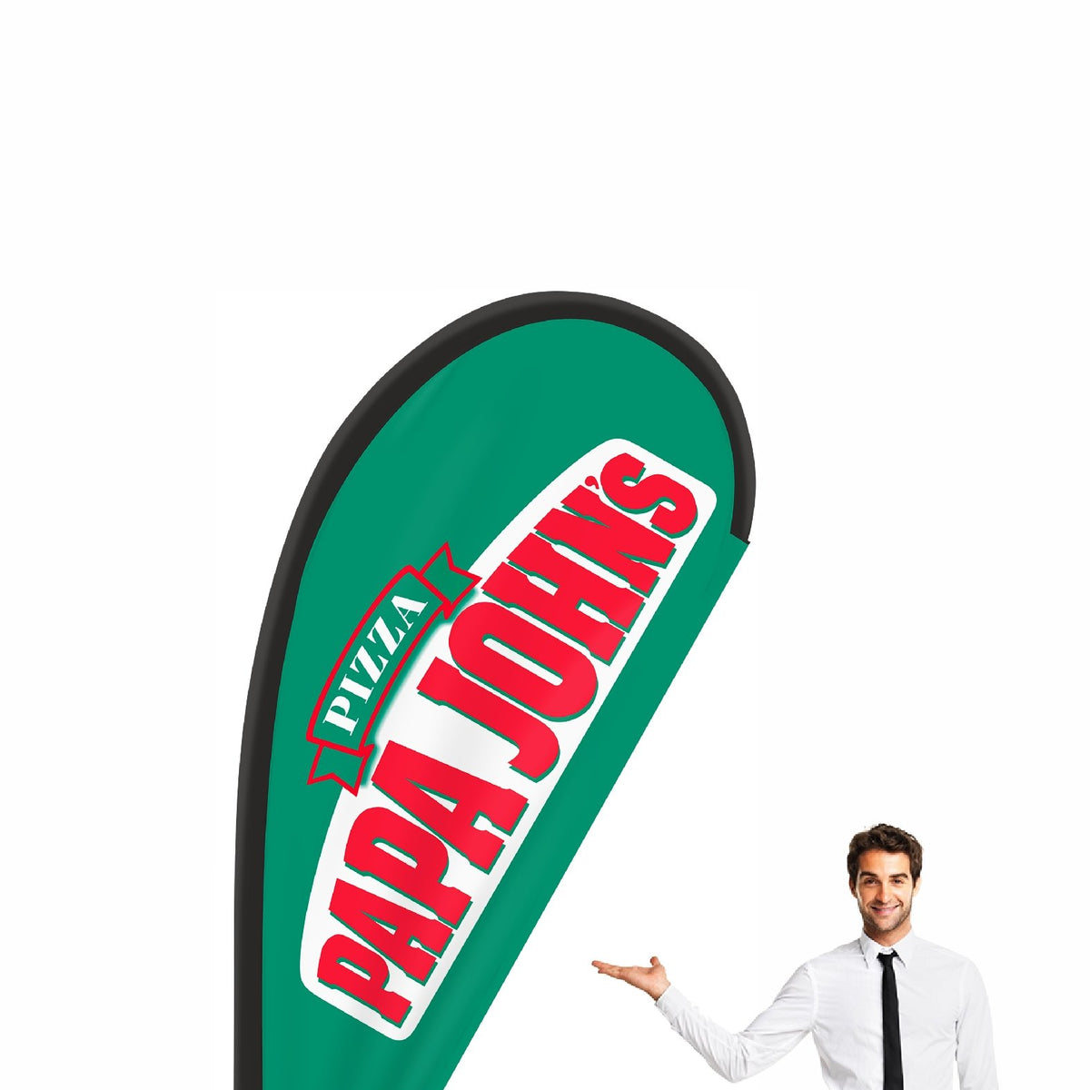 Teardrop Flags 3.4m | Premium – Feather Flags Express